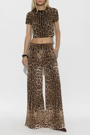 Dolce & Gabbana Animal Motif Top