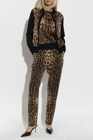 Dolce & Gabbana Animal Print Top