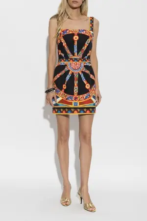 Dolce & Gabbana Carretto Print Maxi Dress