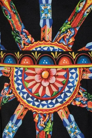 Dolce & Gabbana Carretto Print Maxi Dress