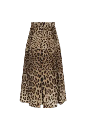 Dolce & Gabbana Animal Print Skirt