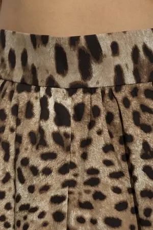Dolce & Gabbana Animal Print Skirt