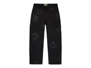 DENIM TEARS Mono Wreath Cargo Pant - Black