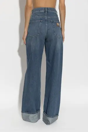 Dolce & Gabbana Jeans With Rolled-up Cuffs