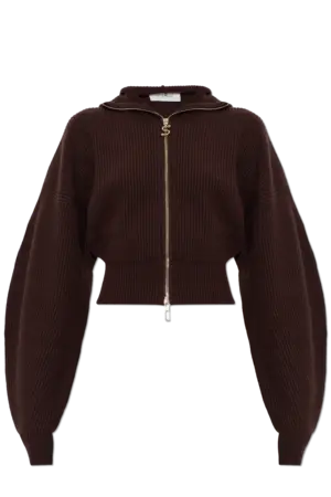 Sportmax Balco" Wool Cardigan - Brown