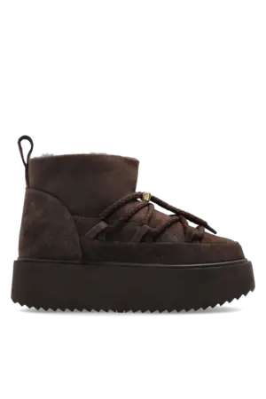 Inuikii Classic Low Platform" Snow Boots - Brown
