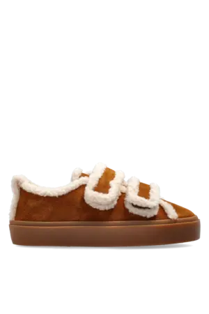 Inuikii Shearling Low Velcro Shoes - Brown