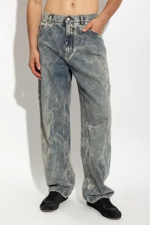 Dolce & Gabbana Vintage Effect Straight Leg Jeans