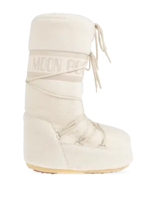 Moon Boot Mb Icon Fleece’ Snow Boots - Cream