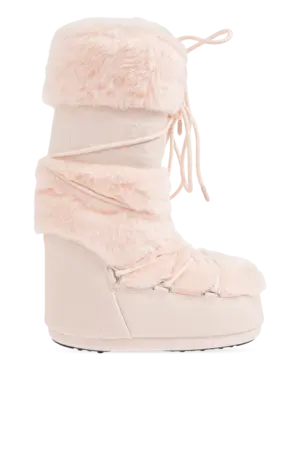 Moon Boot Mb Icon Faux Fur’ Snow Boots - Pink