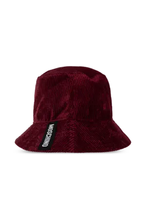 Moschino Reversible Bucket Hat - Burgundy