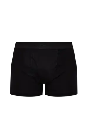 TOM FORD Cotton Boxers With Logo - Black
