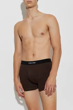 TOM FORD 2-pack Of Cotton Boxers With Logo