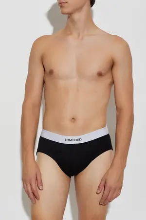 TOM FORD 2-pack Of Cotton Briefs With Logo