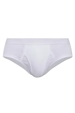 TOM FORD Cotton Briefs With Logo - White