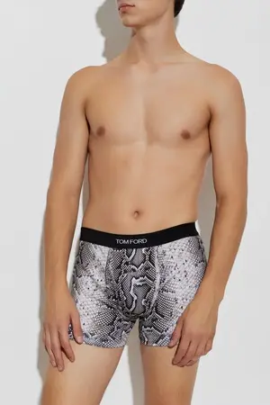 TOM FORD Cotton Boxers With Animal Print