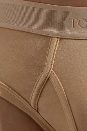TOM FORD Cotton Briefs With Logo