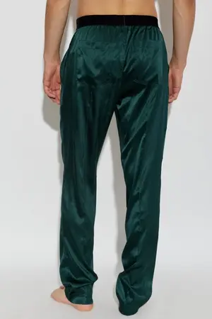 TOM FORD Silk Underwear Pants - Green