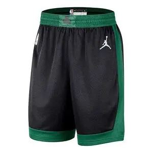 JORDAN Dri-fit Nba Boston Celtics Statement Edition Swingman Basketball Shorts - Black/white/green