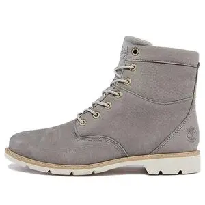 Timberland Waterproof Lace-up Boots - Grey/beige/white