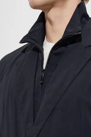 Emporio Armani Blazer With Detachable Stand-up Collar
