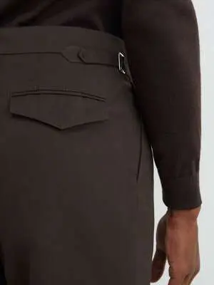 ATELIER Cotton-blend Classic-fit Trousers