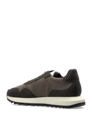 Emporio Armani Low Top Sneakers With Embossed Logo