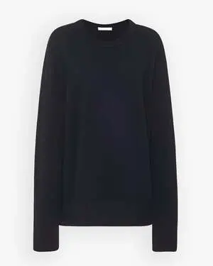 THE ROW Sibem Cashmere Wool Sweater - Black