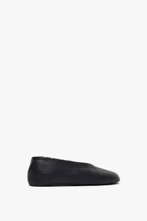 THE ROW Stella Shearling Flats