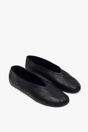 THE ROW Stella Shearling Flats