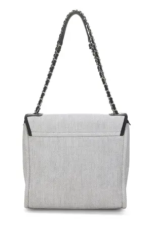 Chanel Woven Raffia Deauville Messenger