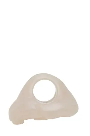 Chanel Acrylic Camellia Ring