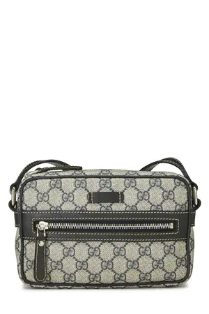 Gucci Gg Supreme Camera Bag - Navy