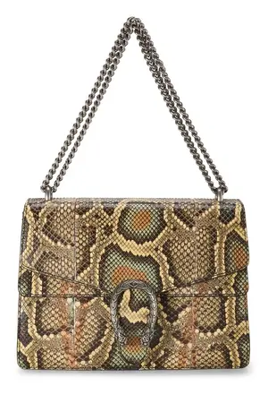 Gucci Multicolor Python Dionysus Shoulder Bag Medium