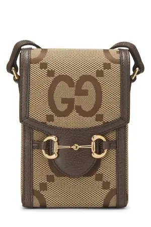 Gucci Jumbo Gg Canvas Crossbody Bag