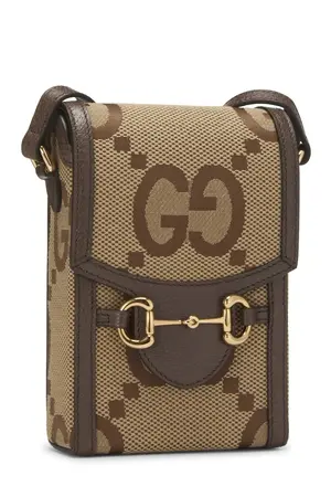 Gucci Jumbo Gg Canvas Crossbody Bag