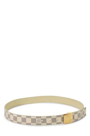 LOUIS VUITTON Damier Azur Carre Belt