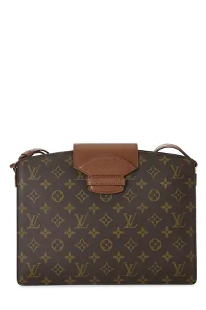 LOUIS VUITTON Monogram Canvas Courcelles - Brown