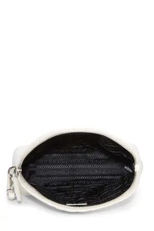 Prada Calfskin Diagramme Wristlet