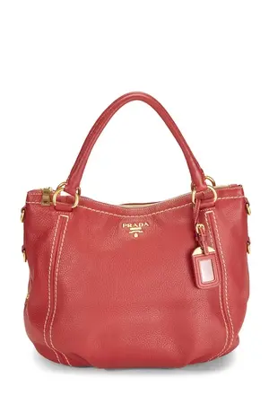 Prada Vitello Daino Sacca 2 Manici Bag