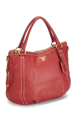 Prada Vitello Daino Sacca 2 Manici Bag