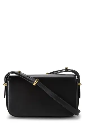 Prada Calfskin Triangle Logo Shoulder Bag