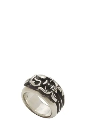 Chrome Hearts Sterling Heart & Dagger Ring