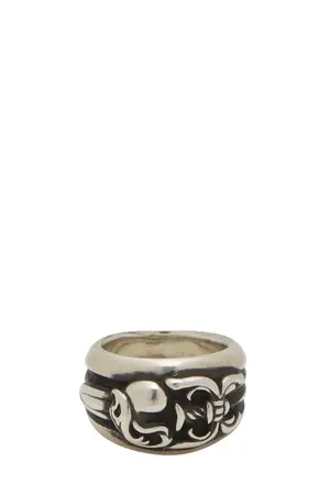 Chrome Hearts Sterling Heart & Dagger Ring
