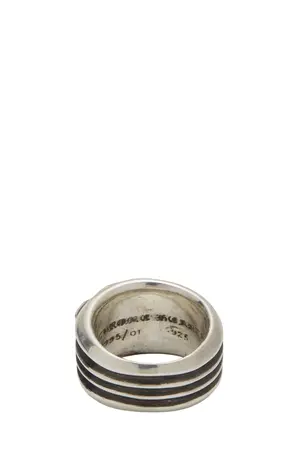 Chrome Hearts Sterling Heart & Dagger Ring