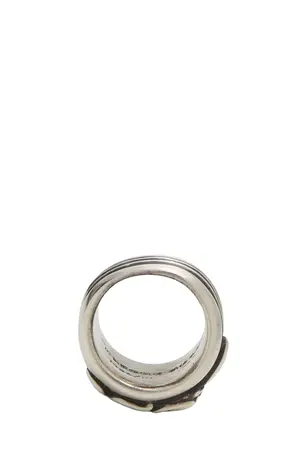 Chrome Hearts Sterling Heart & Dagger Ring