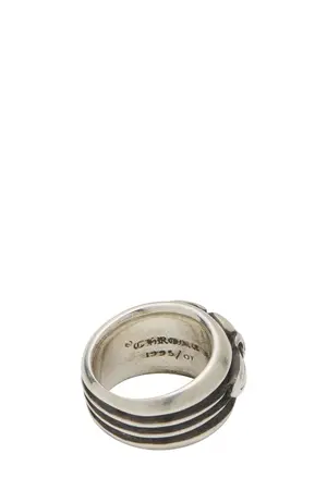 Chrome Hearts Sterling Heart & Dagger Ring