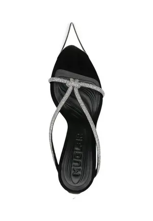 MUGLER 100mm Knotted Fang Mules