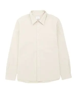 Paul Smith Regular-fit Taupe Textured-stripe Shirt