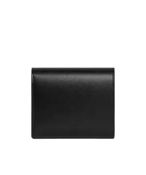 Celine Small Flap Wallet Triomphe In Shiny Calfskin